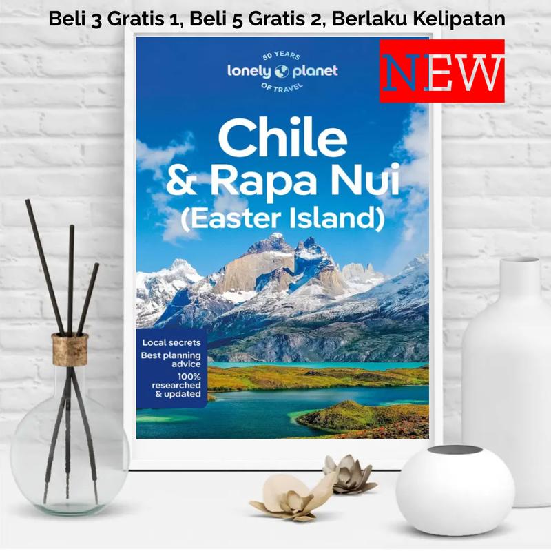 Lonely Planet Chili NEWEST 50 Years Of Travel - Shop | Tokopedia