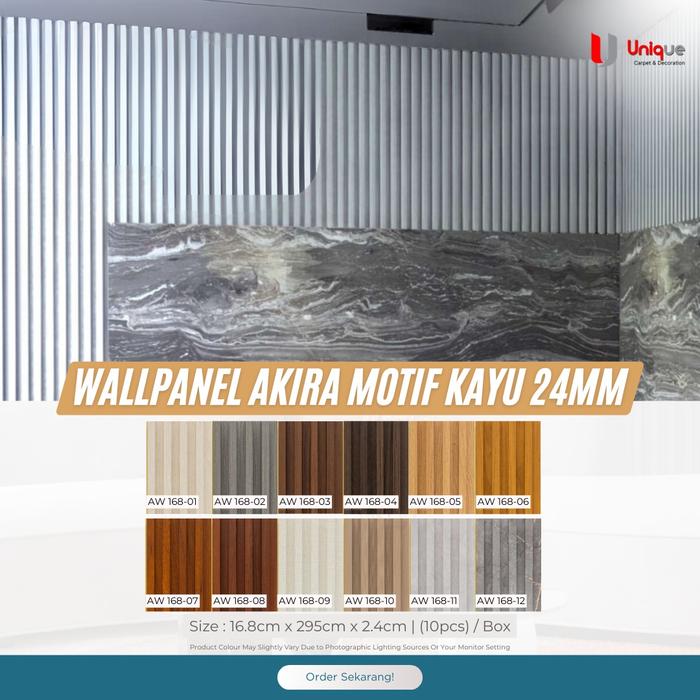 Jual Panel Dinding PVC Akira Motif Kayu Tebal 24mm / Panel Pelapis ...