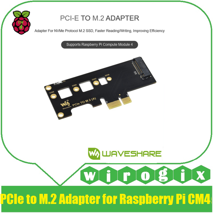 Jual PCIe TO M.2 Adapter for Raspberry Pi Compute Module 4 CM4 - Kab ...