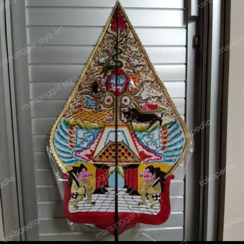 SATU SET WAYANG KULIT PENDAWA LIMA,KRISNA, GUNUNGAN DAN PUNAKAWAN ...