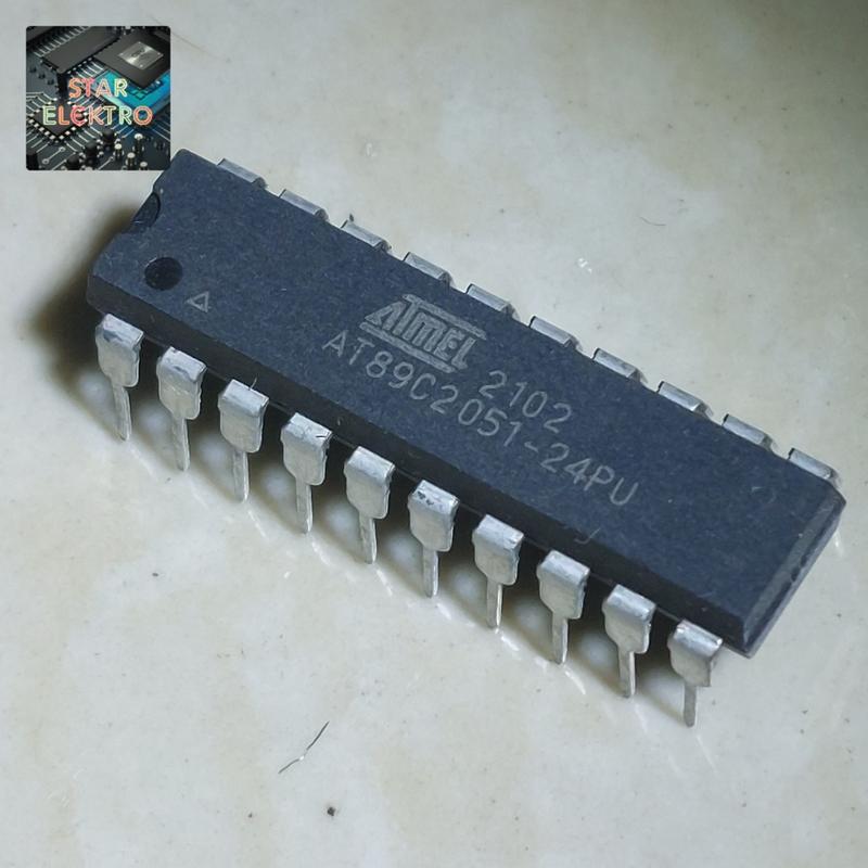 AT89C2051-24PU Dip-20 ATMEL IC Micro Flash 8-bit CMOS 89C2051 MCS ...