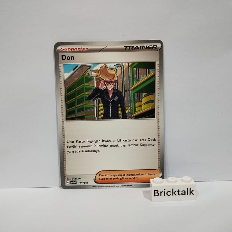 Kartu Pokemon TCG Trainer Don SV4A Harta Berkilau - Shop | Tokopedia