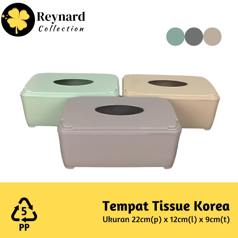 Kotak Tisu Korea Estetik Tempat Tisu Wajah Kotak Tissue Tebal High ...
