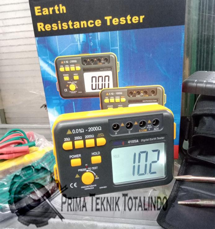 Jual Jual Aditeg 4105A Grounding Resistance Meter Earth Tester Digital ...