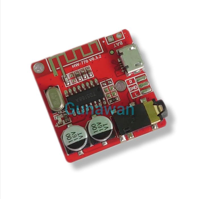 Jual HW-770 Modul Bluetooth 4.1 Audio Receiver Board - Hitam - Kota ...