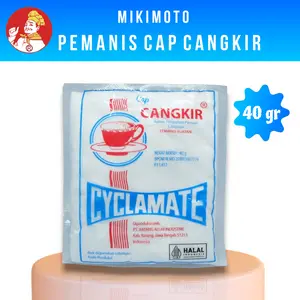 Miki cyclamate Extra Super 40 gram tingkat kemanisan 80 x manis gula ...