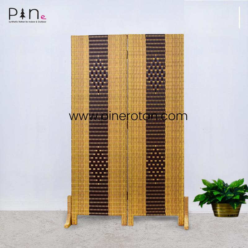 Sketsel / Pembatas / Penyekat Ruangan Minimalis Pine Rotan Sintetis ...