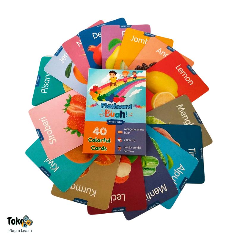Mainan Edukasi Anak My First Cards Kartu Pintar Flash Card Belajar Kosa Kata Benda Huruf Angka ...