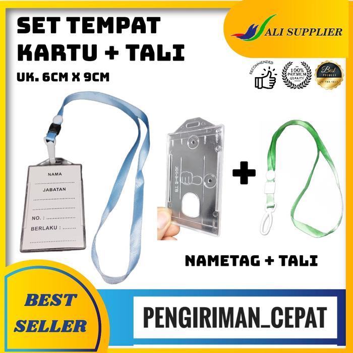 Jual TEMPAT ID CARD FRAME CASING ID CARD HOLDER / NAME TAG / COVER CASE ...