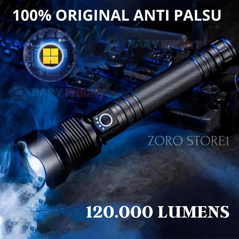 Senter LED SWAT X9000 Flashlight Super Terang 2000 Meter Rechargeable ...