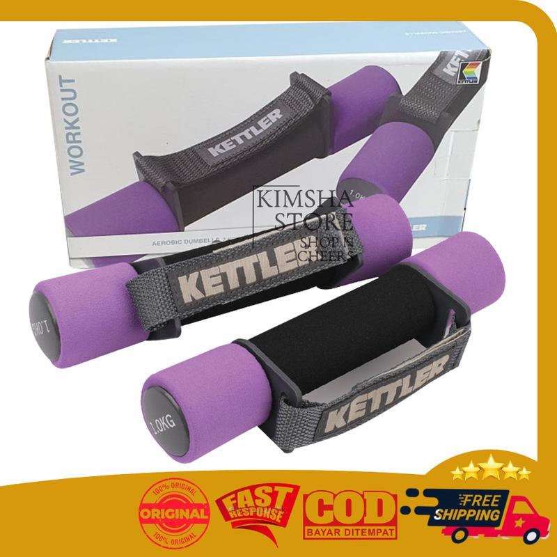 Kettler Aerobic Dumbell 2kg / Pair ( 2 x 1 kg ) Barbel Senam - Shop ...