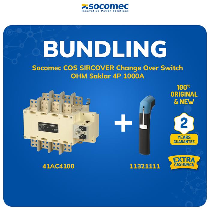 Promo SOCOMEC COS Change Over Switch SIRCOVER Saklar Manual Transfer ...