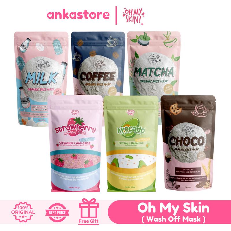 Oh My Skin Masker Organik Wash Off Mask - Shop | Tokopedia