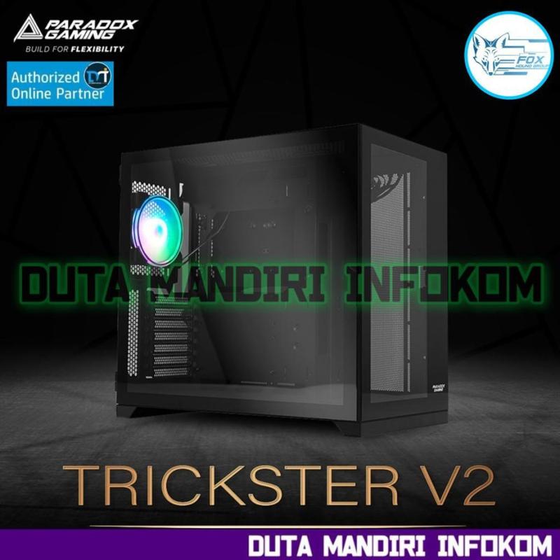 Paradox Gaming Trickster - Tempered Glass ATX Gaming Case - Shop ...
