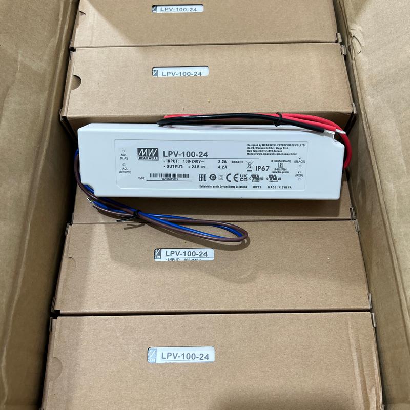 Power Supply MEANWELL LPV-100-24 LED Driver Original - Shop | Tokopedia