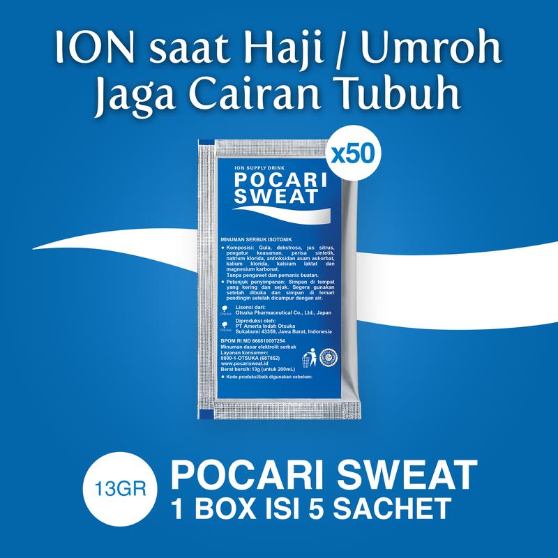 POCARI SWEAT SACHET 13gr 10 box (50 sachet) - Shop | Tokopedia