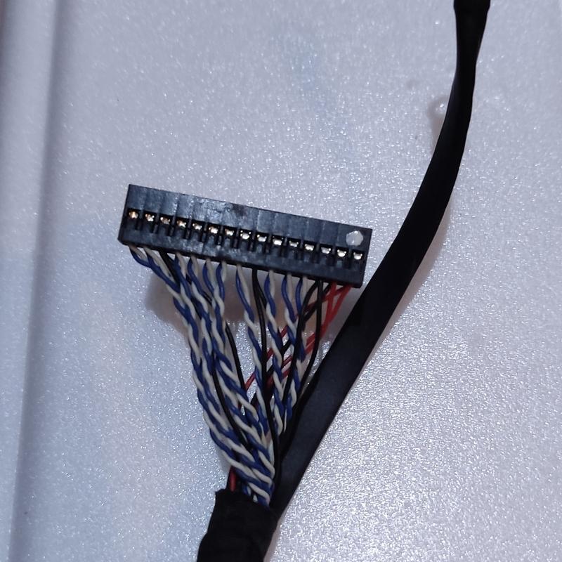 lvds 30 pin 8bit Polytron 24-40inc panjang -+ 40cm vcc kanan - Shop ...