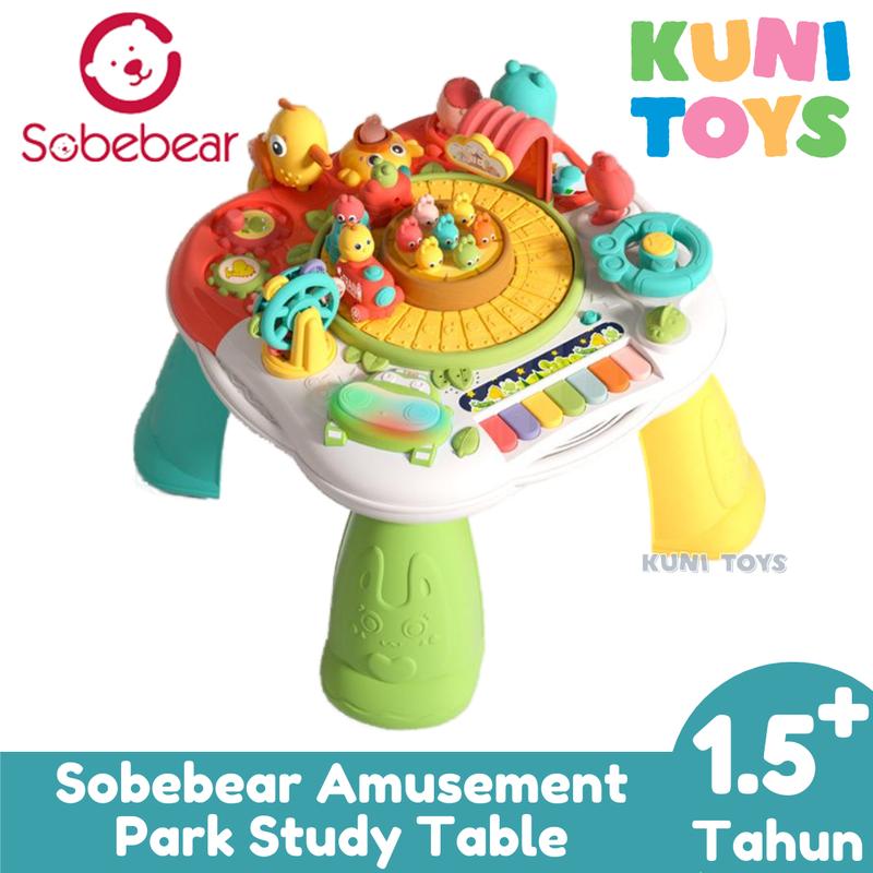 Sobebear Amusement Park Study Activity Table Desk Mainan Edukasi ...