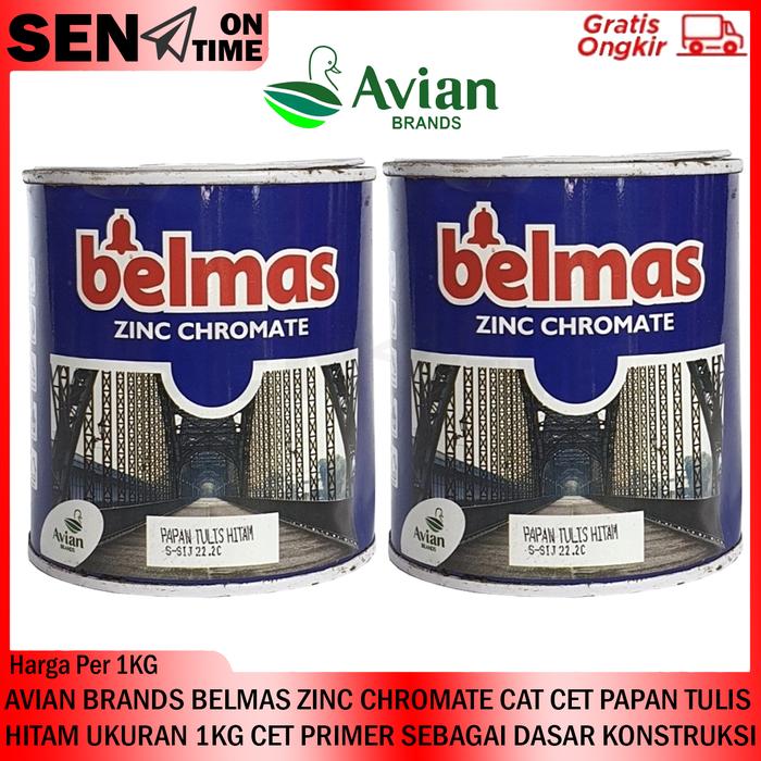 Jual AVIAN BRANDS BELMAS ZINC CHROMATE CAT CET PAPAN TULIS HITAM UKURAN ...