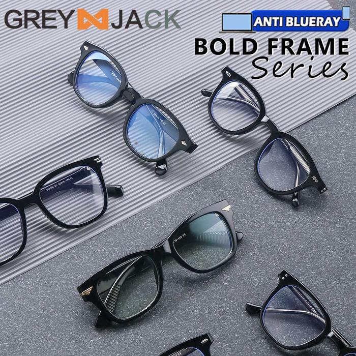 Promo Grey Jack Kacamata Antiradiasi Blueray Kotak Bold Series Bahan ...