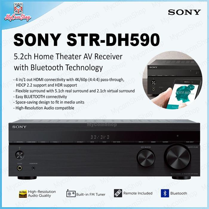 Jual SONY STR-DH590 5.2CH STEREO AMPLIFIER HOME THEATER AV RECEIVER ...