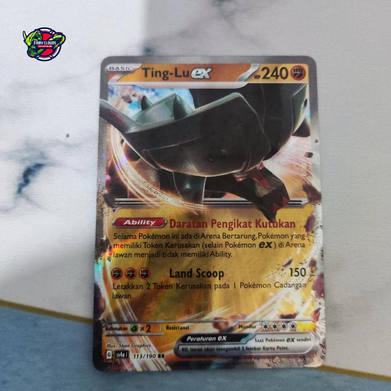 Ting Lu ex RR Pokemon TCG Indonesia Harta Berkilau - Shop | Tokopedia