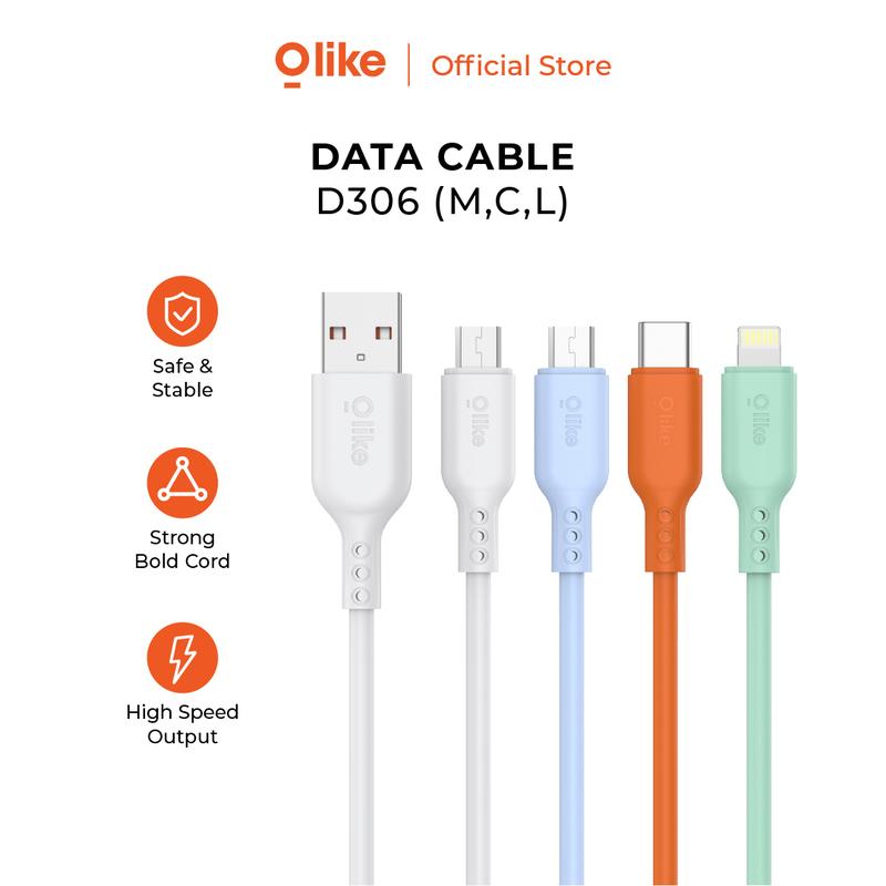 OLIKE D306M Kabel Micro USB OLIKE D306C Kabel Data Type C Fast Charging ...