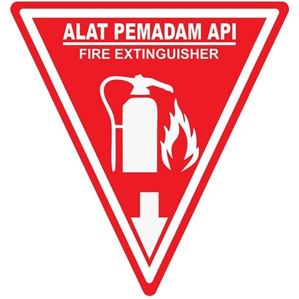 Jual Custom. Sign Rambu APAR 35x35 cm. Plat acrylic. Rambu Alat Pemadam ...