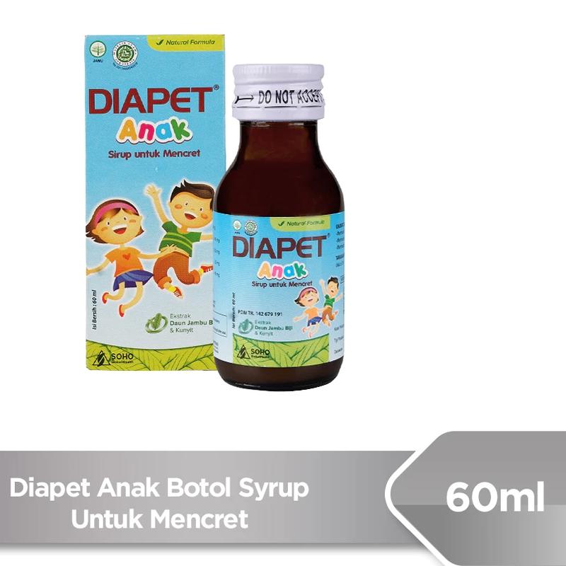 DIAPET ANAK SIRUP SYRUP DIARE ANAK MENCRET 60ML - Shop | Tokopedia