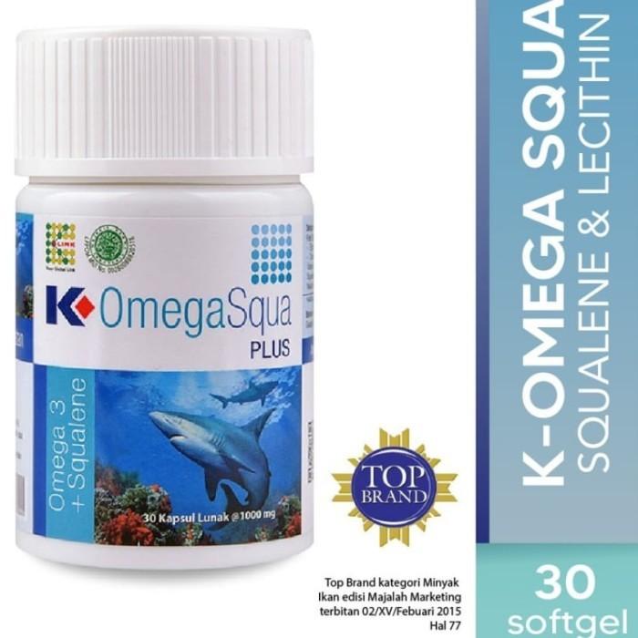 Klink K Link Omega Squa Plus Minyak Ikan Omega 3 isi 30 Asli Original ...