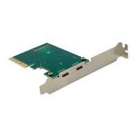 Jual PCIE PCI Express 4x USB TYPE C 3.1 Expansion Card 1 Port / 2 Port ...