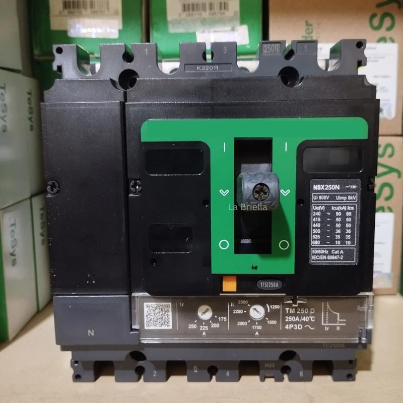 MCCB NSX250N 4p 250a 50ka NSX250 | TM250D C25N6TM250 - Shop | Tokopedia