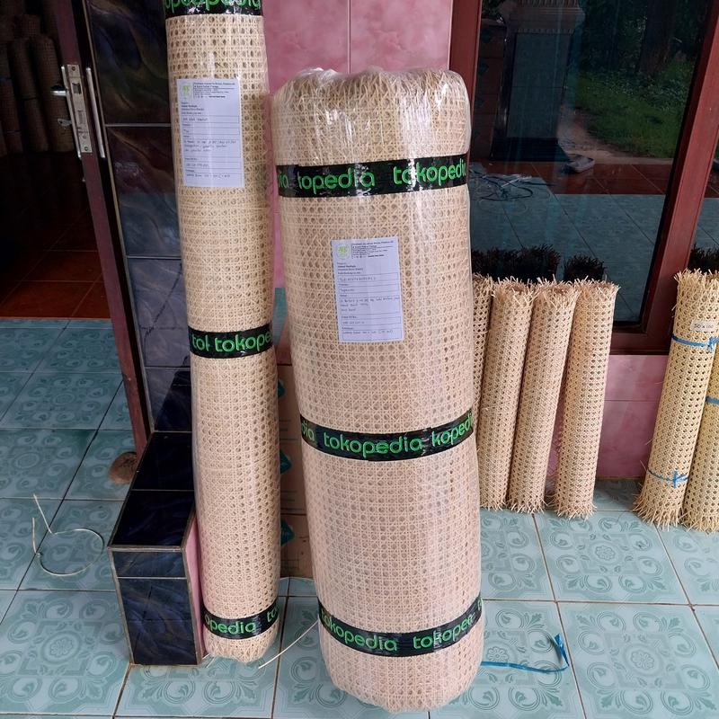 anyaman rotan lembaran bunga tanjung /mata ayam / webbing rotan - Shop ...