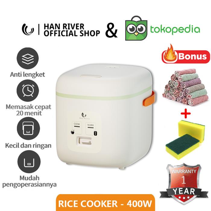 Promo HAN RIVER Rice Cooker HRRC04-03 magic com mini Portable Travel ...