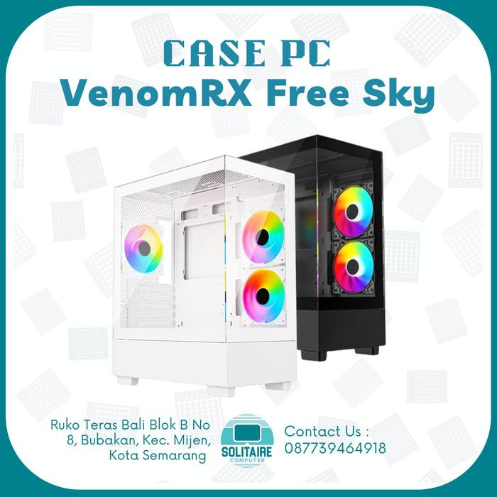 Jual Case PC VenomRX Free Sky M-ATX - Kota Semarang - Solitaire ...