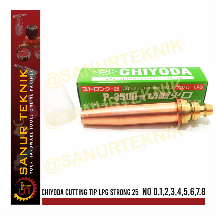 Jual CHIYODA Cutting Tip / Cumcum Las / Mata Las ST25 ST-25 STRONG 25 P ...