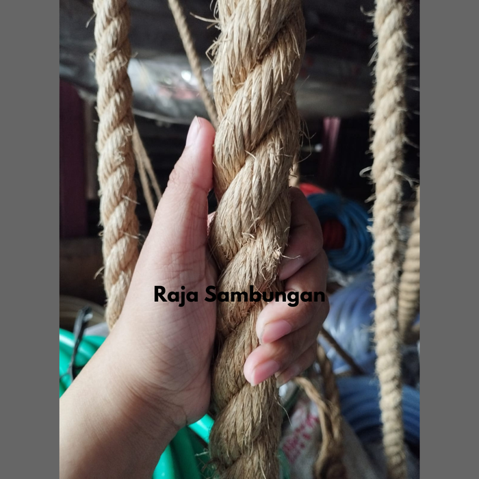 Jual Per 5 meter Tambang Manila 30 mm Tali Tampar Dadung Serabut Gurita ...