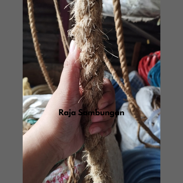 Jual Per 5 meter Tambang Manila 25 mm Tali Tampar Dadung Serabut Gurita ...