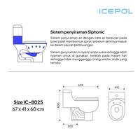 Promo Icepol Kloset Toilet WC Duduk One Piece Closet Modern IC 8025 Cicil 0% 3x - Kab. Tangerang ...