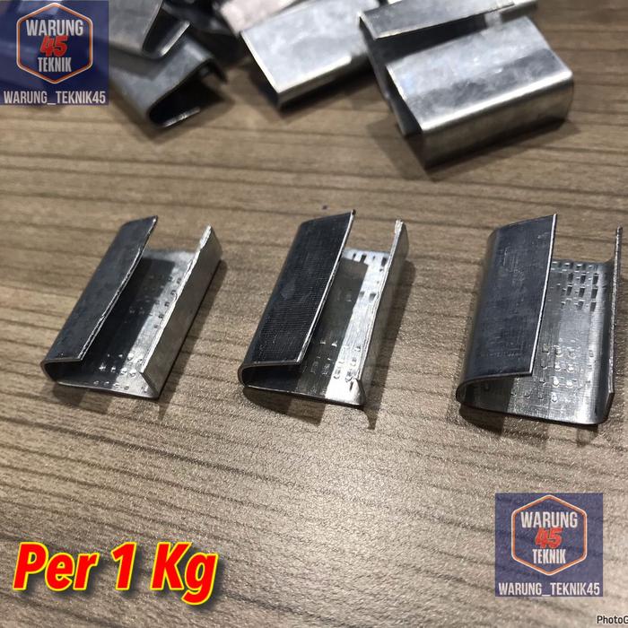 Jual KLEM METAL BESI KLIP CLIP GRIPPER GRIPER TALI STRAPING STRAPPING 1 ...