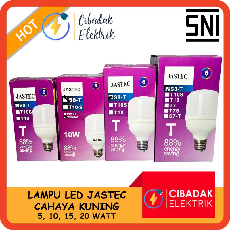 LAMPU LED KUNING BULB 5 10 15 WATT JASTEC / LED BULB / LAMPU - Shop ...