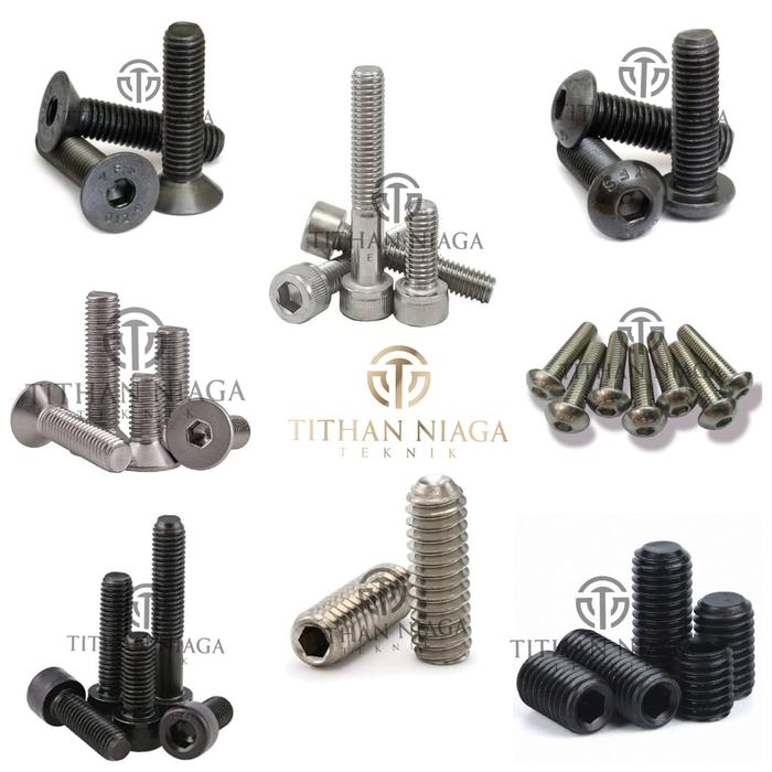 Jual M16X25 DRAT 2.0 BOLT L - SOCKET HEAD CAP SCREW / L TANAM - SOCKET ...