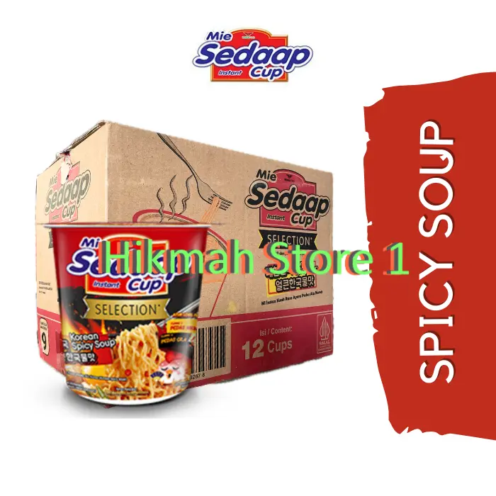 Jual Mie Sedaap Cup 1 Dus isi 12 Pcs Semua Rasa - Mercon Cup Dus - Kab ...