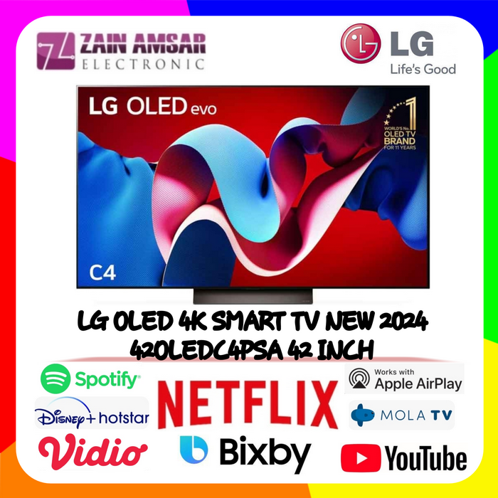 Jual LG OLED42C4 / OLED42C4PSA OLED EVO 4K SMART TV A9 AI GEN 7 42 INCH ...