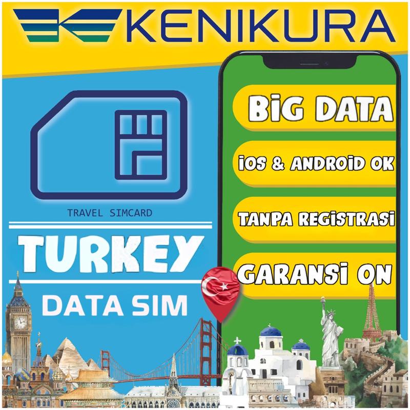 10 days Turkey sim card kartu Internet data simcard Turki - Shop ...