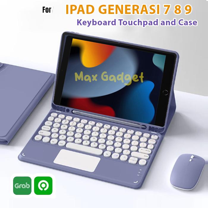 Jual iPad Generasi 7 8 9 10.2 Inch Keyboard Bluetooth Mouse Case Slot ...