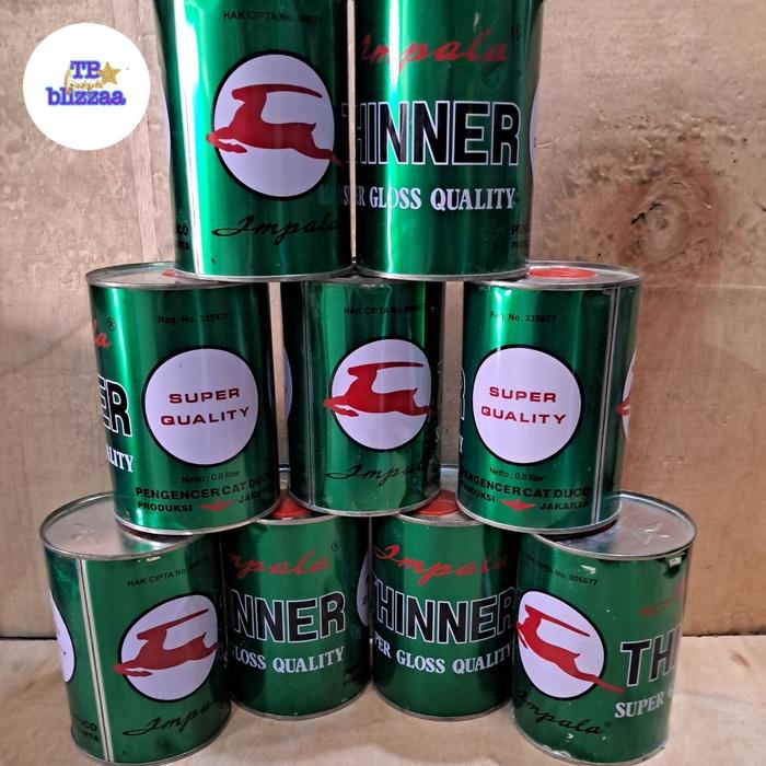 Jual Thinner Impala 1 liter Thiner Cobra Merah Thiner Cobra Hijau Tener ...