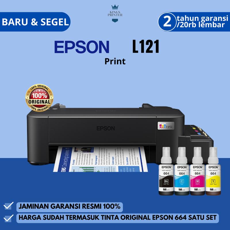 Epson EcoTank L121 A4 Ink Tank Printer - Shop | Tokopedia