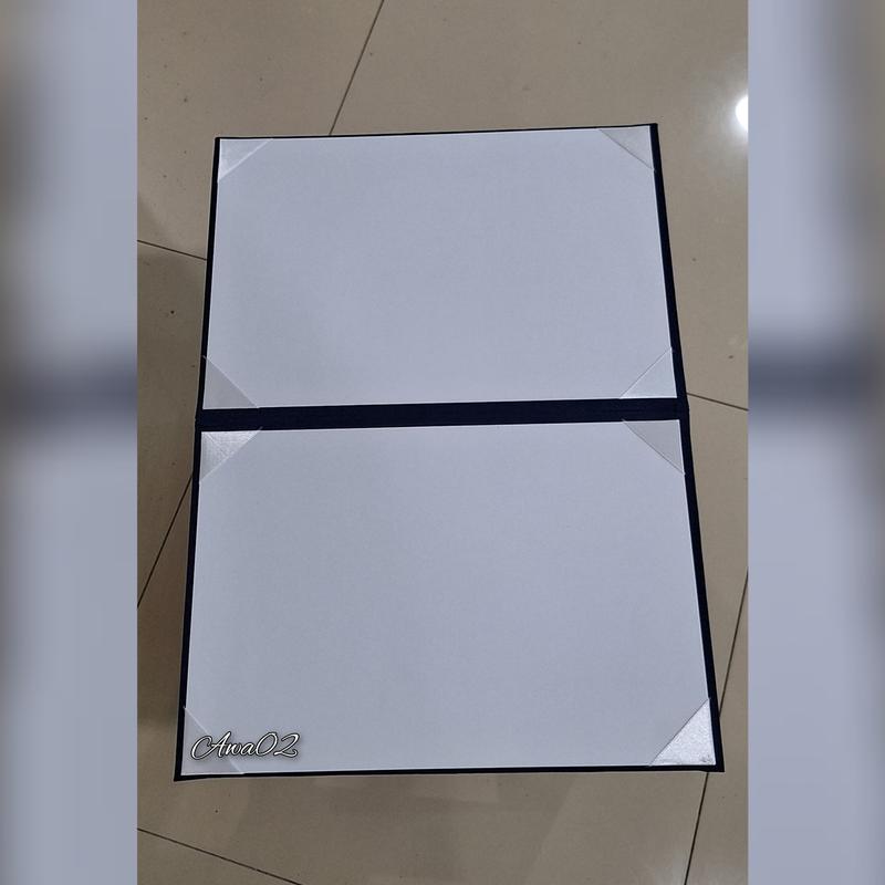 map polos/ijazah bahan bludru warna biru Dongker - Shop | Tokopedia