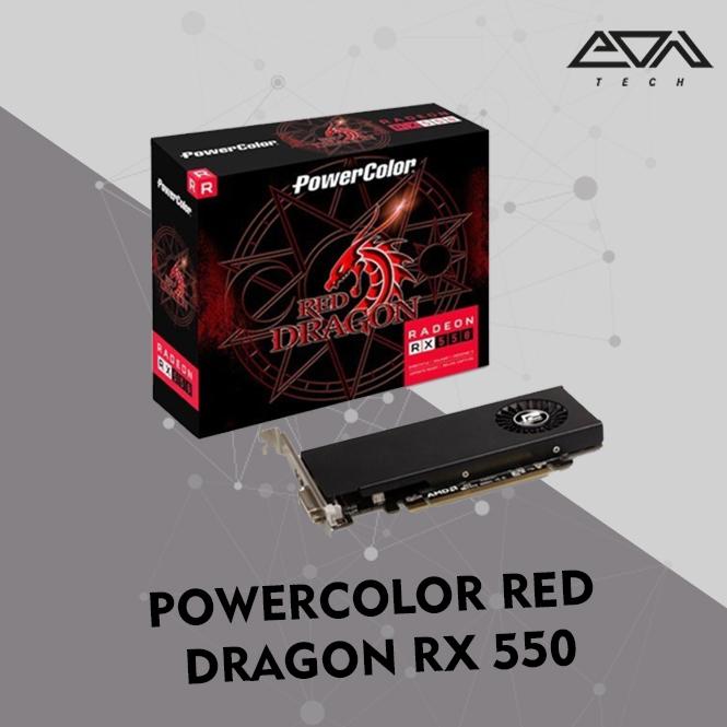 VGA PowerColor Red Dragon Radeon RX 550 4GB GDDR5 128bit - Shop | Tokopedia